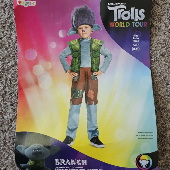 Original Deluxe | Costumes | Trolls World Tour Deluxe Branch Costume ...
